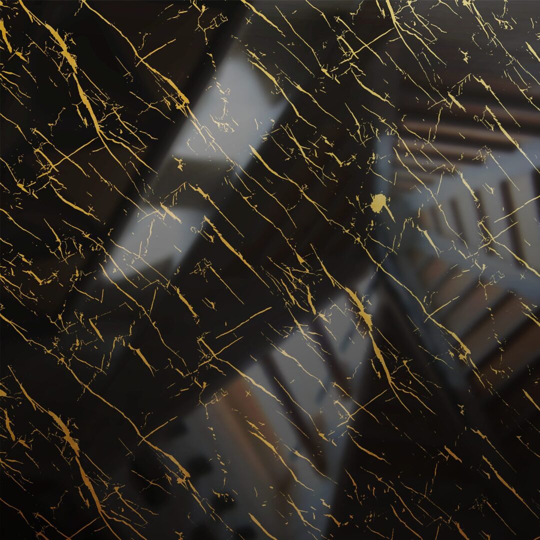 Panel PVC Tipo Mármol Negro Oro – 1.22 x 2.44 m y 3 mm